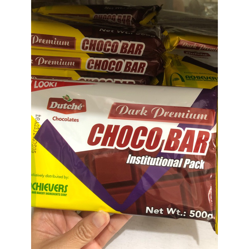 Dutche dark premium chocolate bar 500g | Shopee Philippines