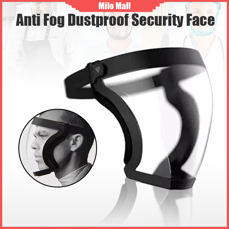 Anti Fog Dustproof Mask Security Face Reusable Transparent Full ...