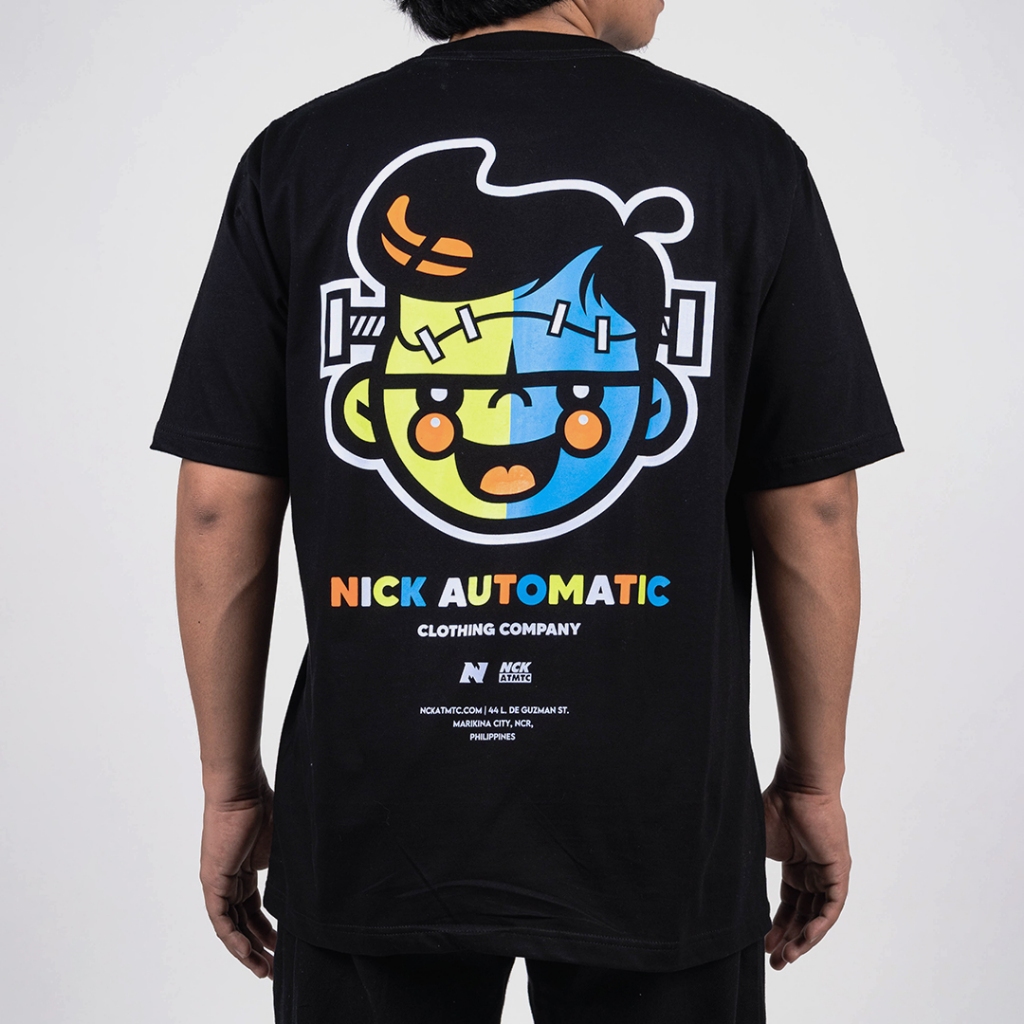 Nick Automatic "HKL FRANKIE" Black T-shirt | Shopee Philippines