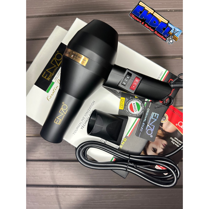 Enzo Professional 8200W Keratin Therapy Hair Dryer EN-8891 Italy Design ...