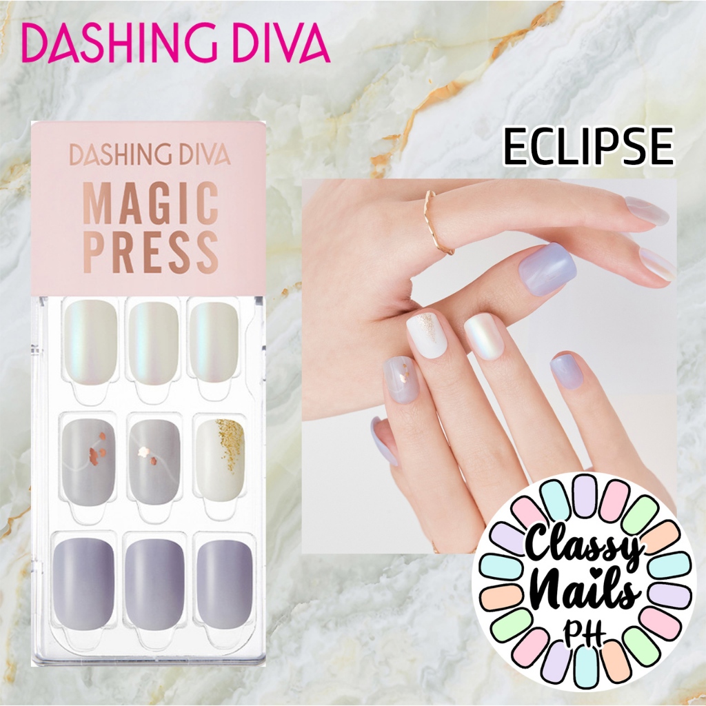 Eclipse • Dashing Diva • Magic Press • Manicure • Press On Korean Faux Nails • Classy Nails PH ...