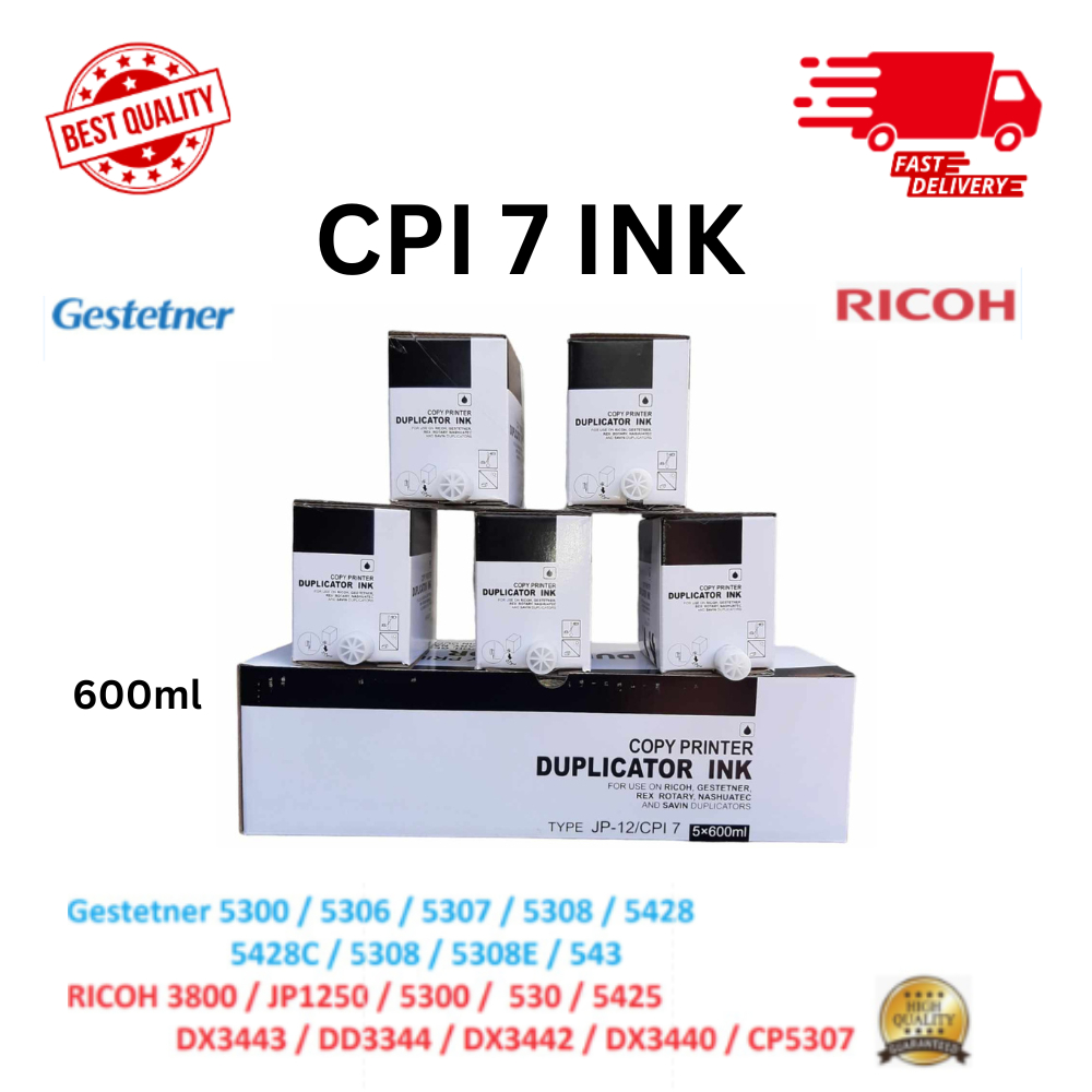 CPI7 ink for Gestetner and Ricoh CPI 7 CPI-7 DD3344 | Shopee Philippines