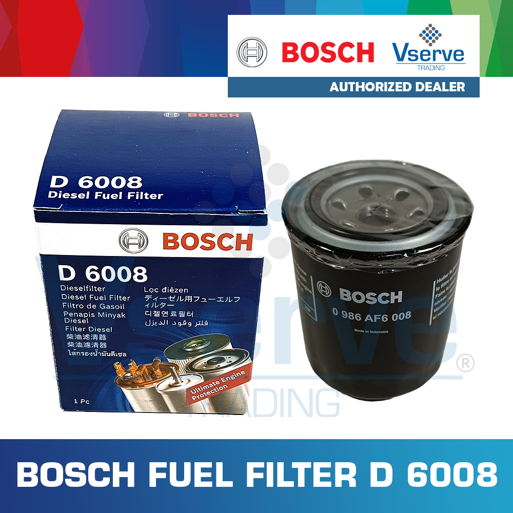 Bosch Fuel Filter D 6008 for Isuzu and Hino | Shopee Philippines