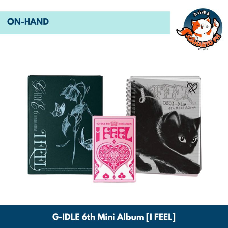 [ON-HAND] (G)-IDLE I FEEL QUEENCARD SEALED ALBUM (CAT / BUTTERFLY ...