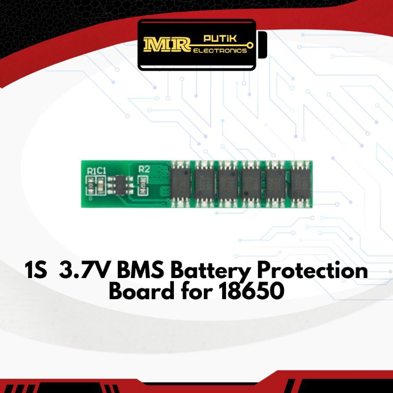 1S 3.7V Li-ion BMS Battery Protection Board for 18650 | Shopee Philippines