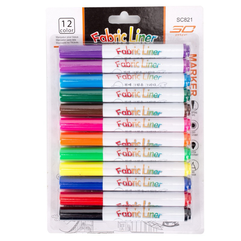 Cloth Art Mark Soft Pen Fabric Liner Water Resistant | Shopee Philippines