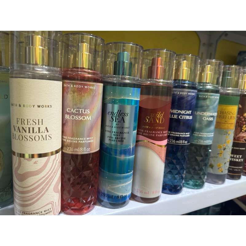 BBW new scents full size mist | Shopee Philippines