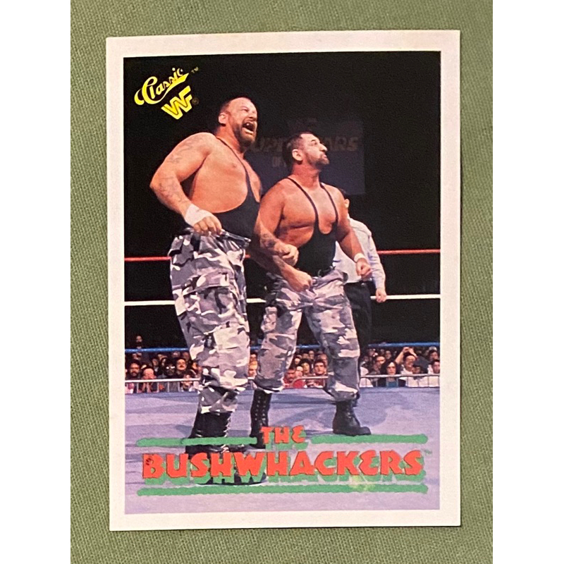 Bushwhackers (Butch & Luke) RC 1990 Classic WWF #116 WWE Rookie Card ...