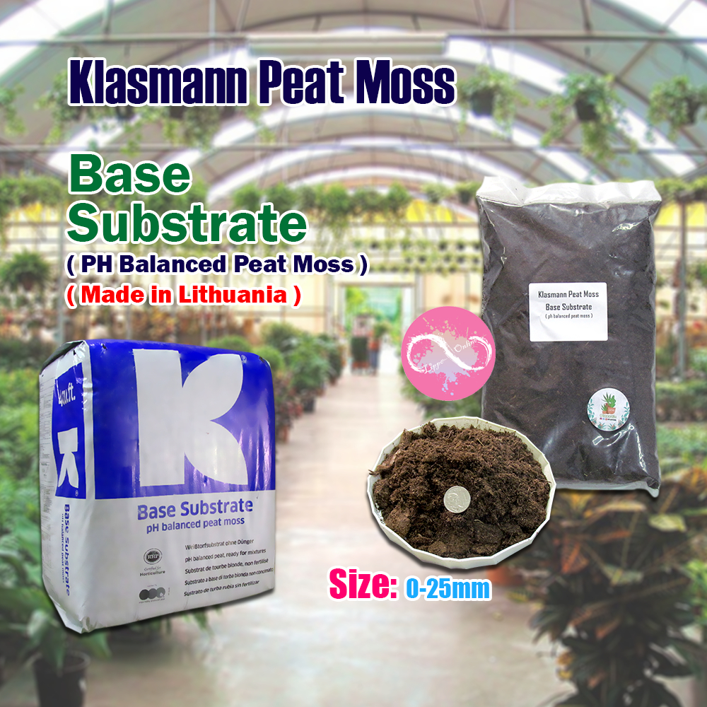 2 Litre Klasmann pH balanced Sphagnum Peat Moss Base Substrate Garden Soils | Shopee Philippines