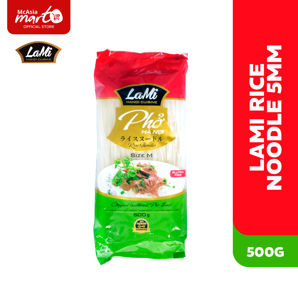 LAMI RICE NOODLE 5MM 500G - MCASIA | Shopee Philippines