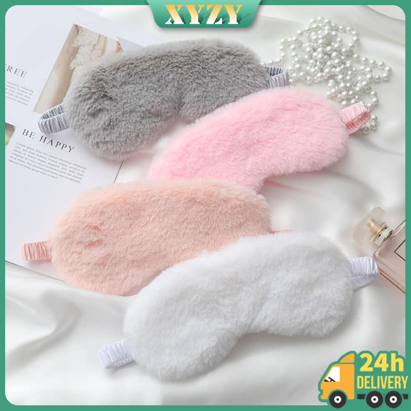 Soft Plush Eye Masks Cute Cloud Eye Cover Plush Eye Cover Sleeping Mask ...