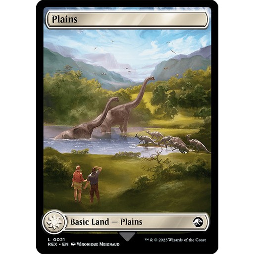 Basic Lands (Full Art) (Reversible) - Jurassic World Collection (REX ...