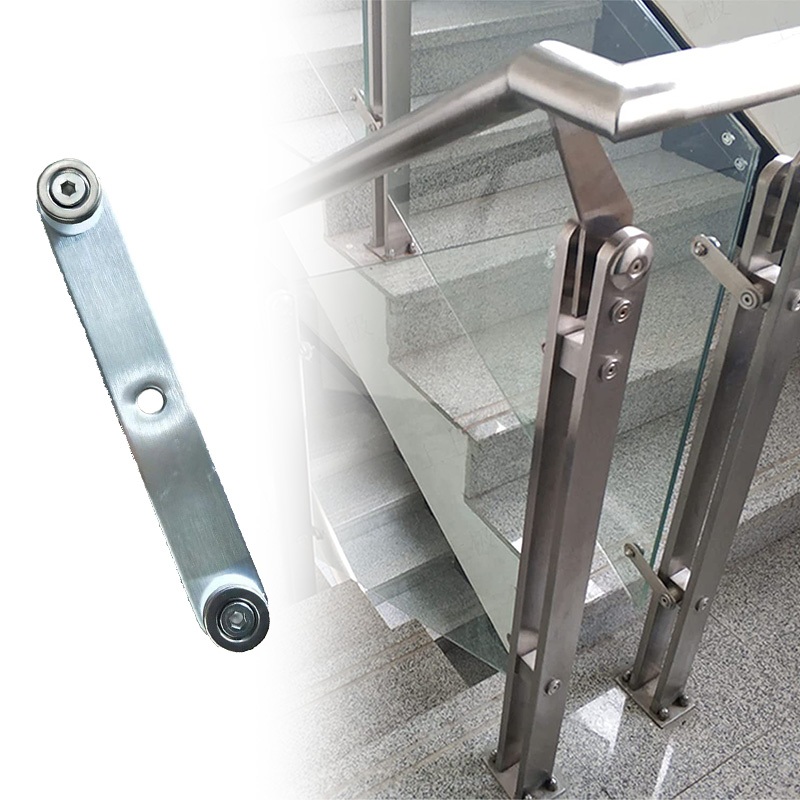 Glass Clip Stainless Glass Double Sided Baluster Clamp Staircase ...