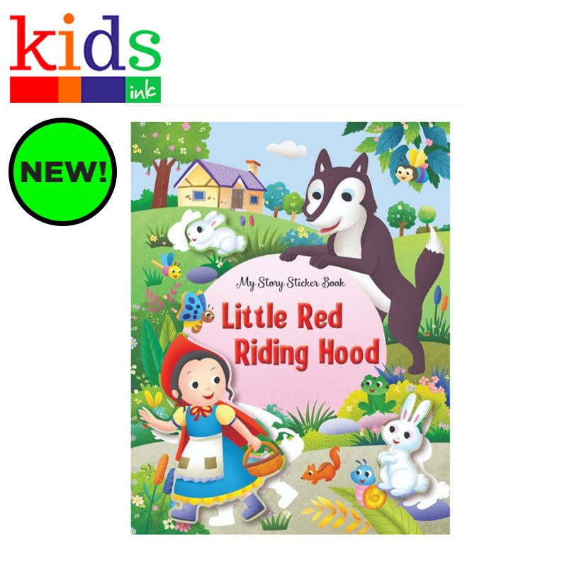 MY STORY STICKER BOOK LITTLE RED RIDING HOOD -KIDS INK | Shopee Philippines