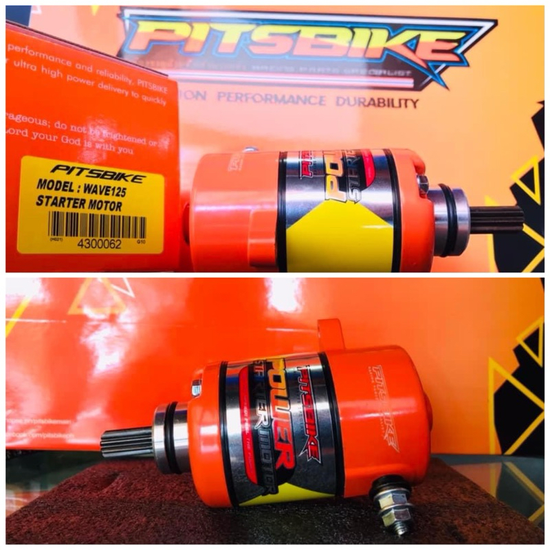 Pitsbike Starter Motor xrm125 wave125 rs125 UPGRADED BLOCK Big Bore ...