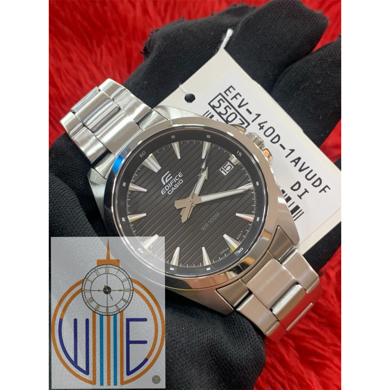 CASIO EDIFICE EFV 140D 1A | Shopee Philippines