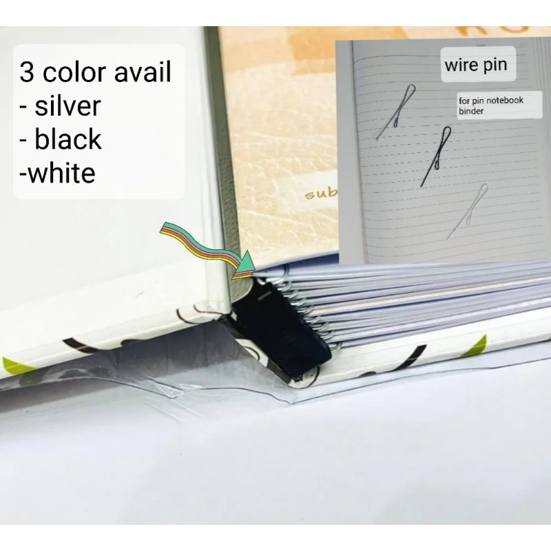 wire pin ( for wire pin binder notebooks) | Shopee Philippines