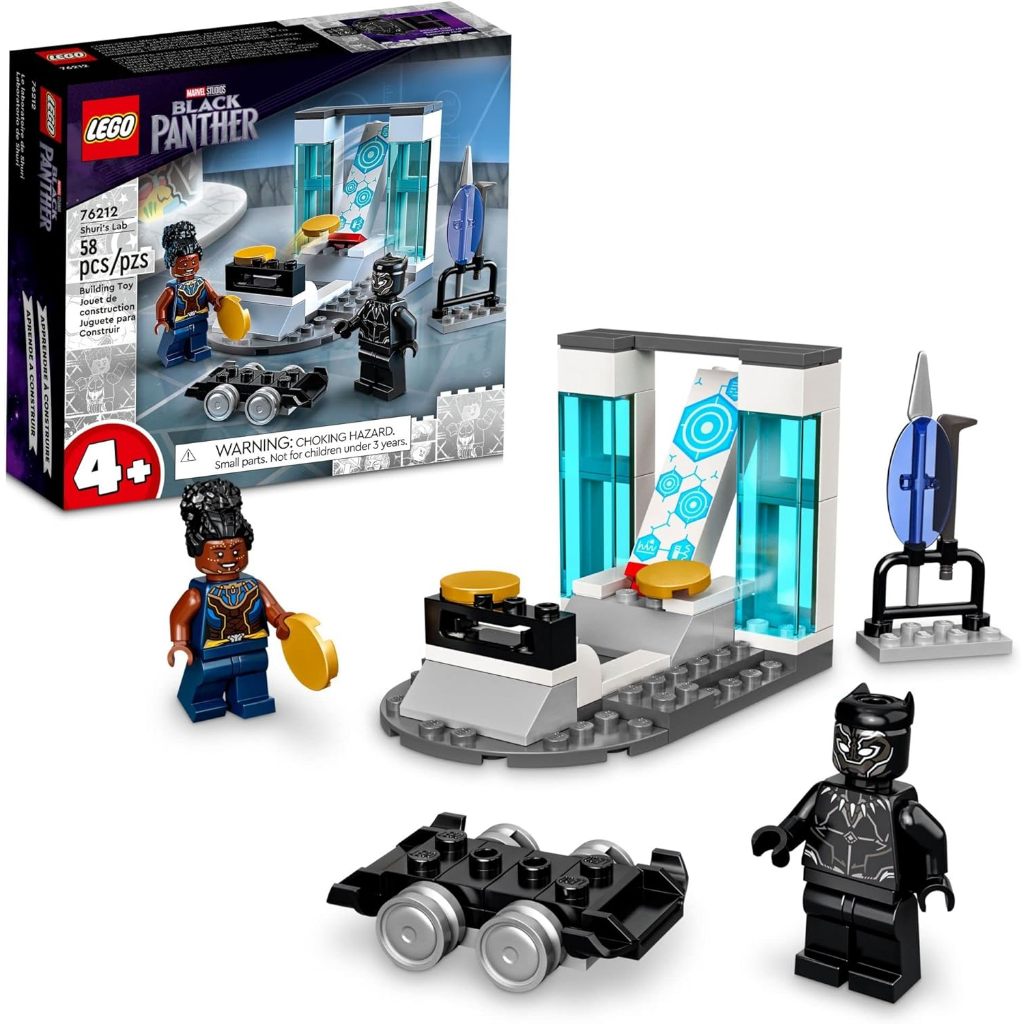 Lego, Marvel Black Panther, Shuri's Lab Construction Learning Toy with ...
