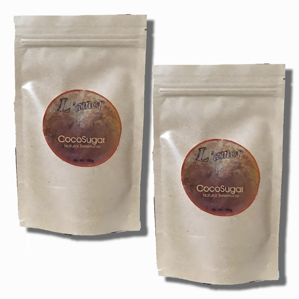 L'AMOR Coco Sugar 100g SET OF 2 | coconut sugar, natural sweetener ...