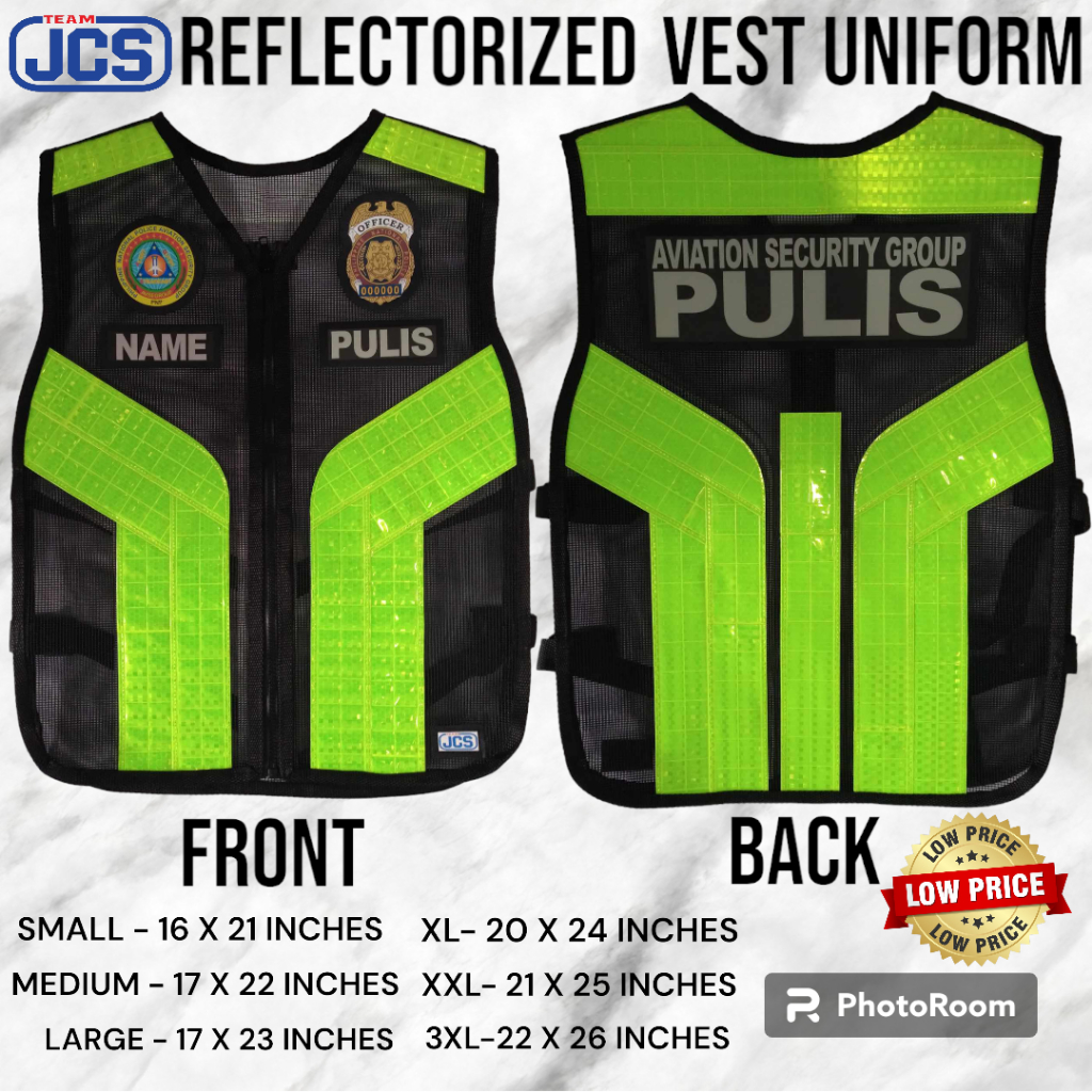 Avsegroup reflectorized vest | Shopee Philippines