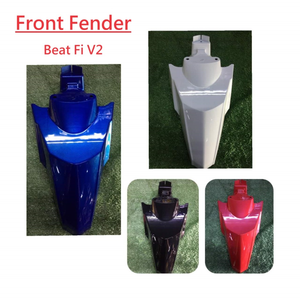 {COD} Front Fender - Beat FI V2 (Black/Blue/Red/White) | Shopee Philippines