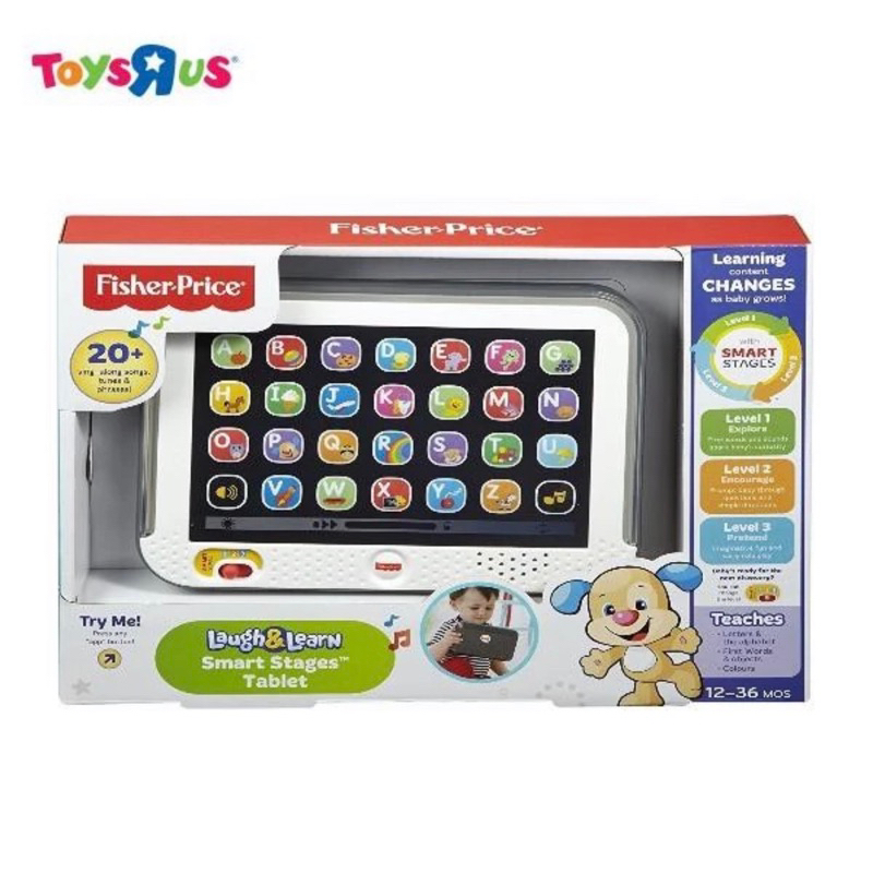 cheaper than mall! Fisher Price Laugh & Learn Smart Stage Tablet (Gray ...