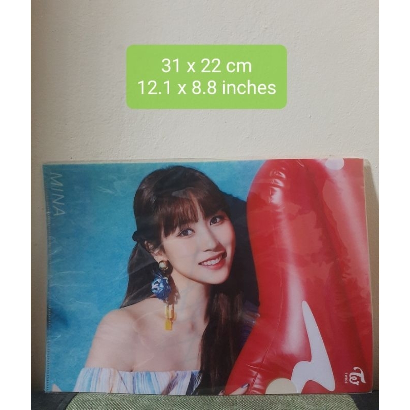 TWICE MINA Happy Happy File Folder Japan Surplus | Shopee Philippines