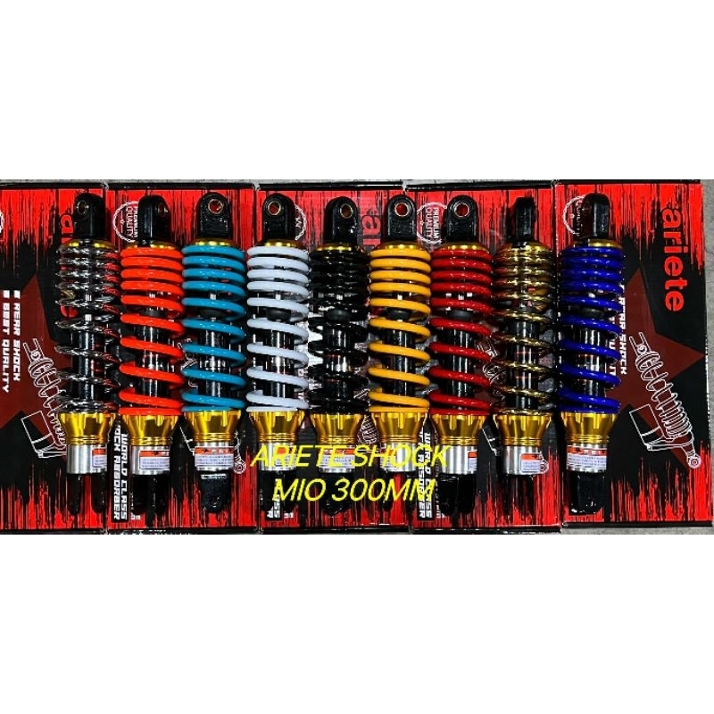 ARIETE REAR SHOCK FOR MIO / FINO / MIO I 125 / CLICK 125 150 ( 300MM ...