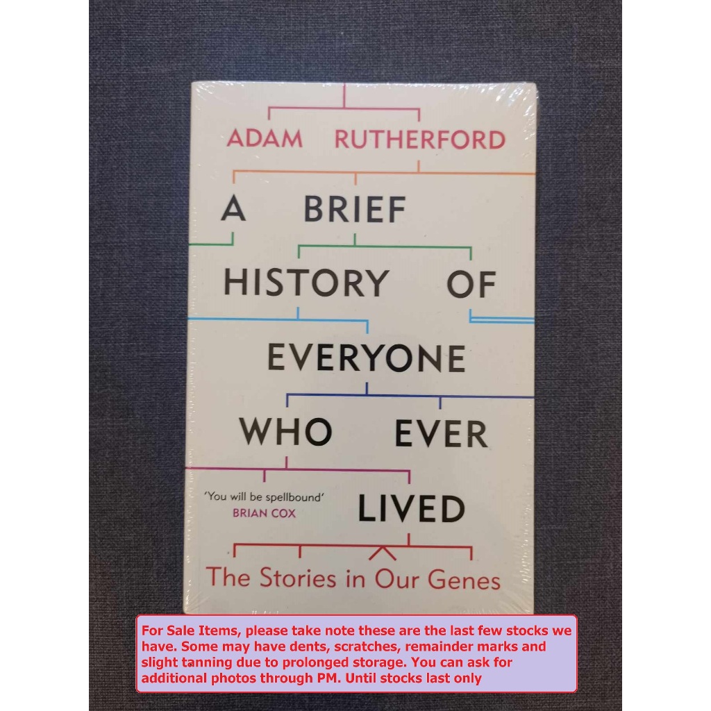 A Brief History Of Everyone Ever Lived by Adam Rutherford | Shopee ... A Brief History Of Everyone Ever Lived by Adam Rutherford | Shopee ...