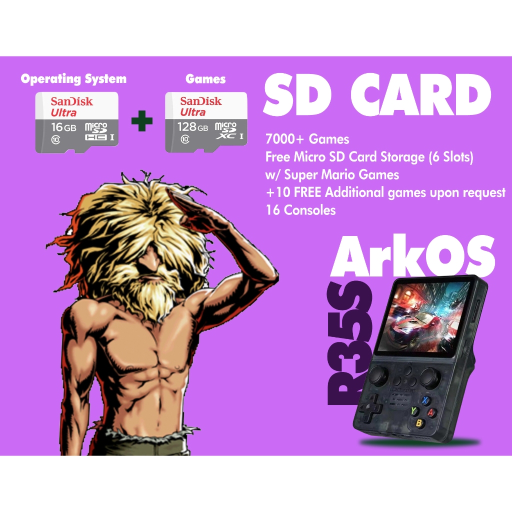 SD CARD ONLY - R35S & R36S - Micro SD Card w/ Ark OS | Shopee Philippines