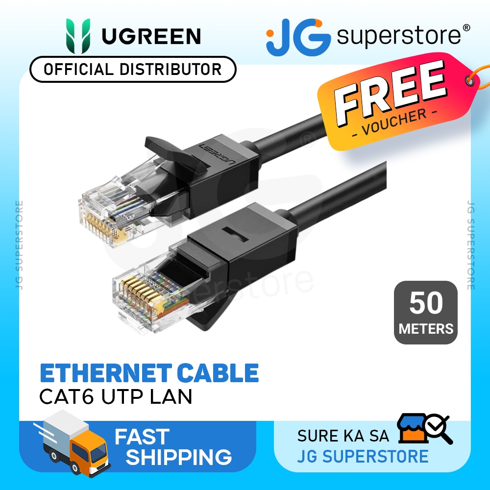 UGREEN CAT6 UTP LAN Ethernet Cable 1000 Mbps Gigabit RJ45 Patch Network ...