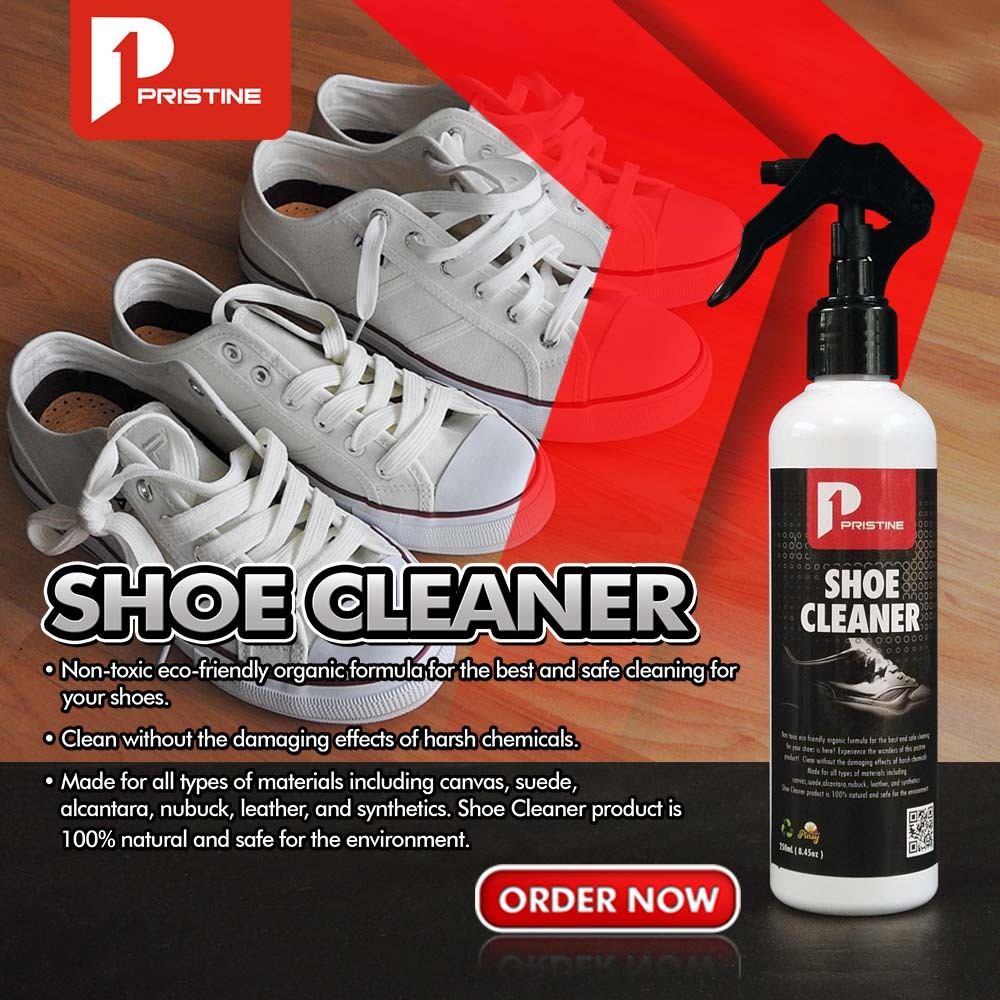 Pristine Shoe Cleaner (100% natural and safe for the environment.) | Shopee Philippines