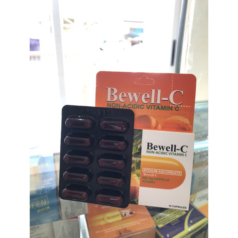 Bewell-C 500mg Capsule 10’s (Sodium Ascorbate) | Shopee Philippines