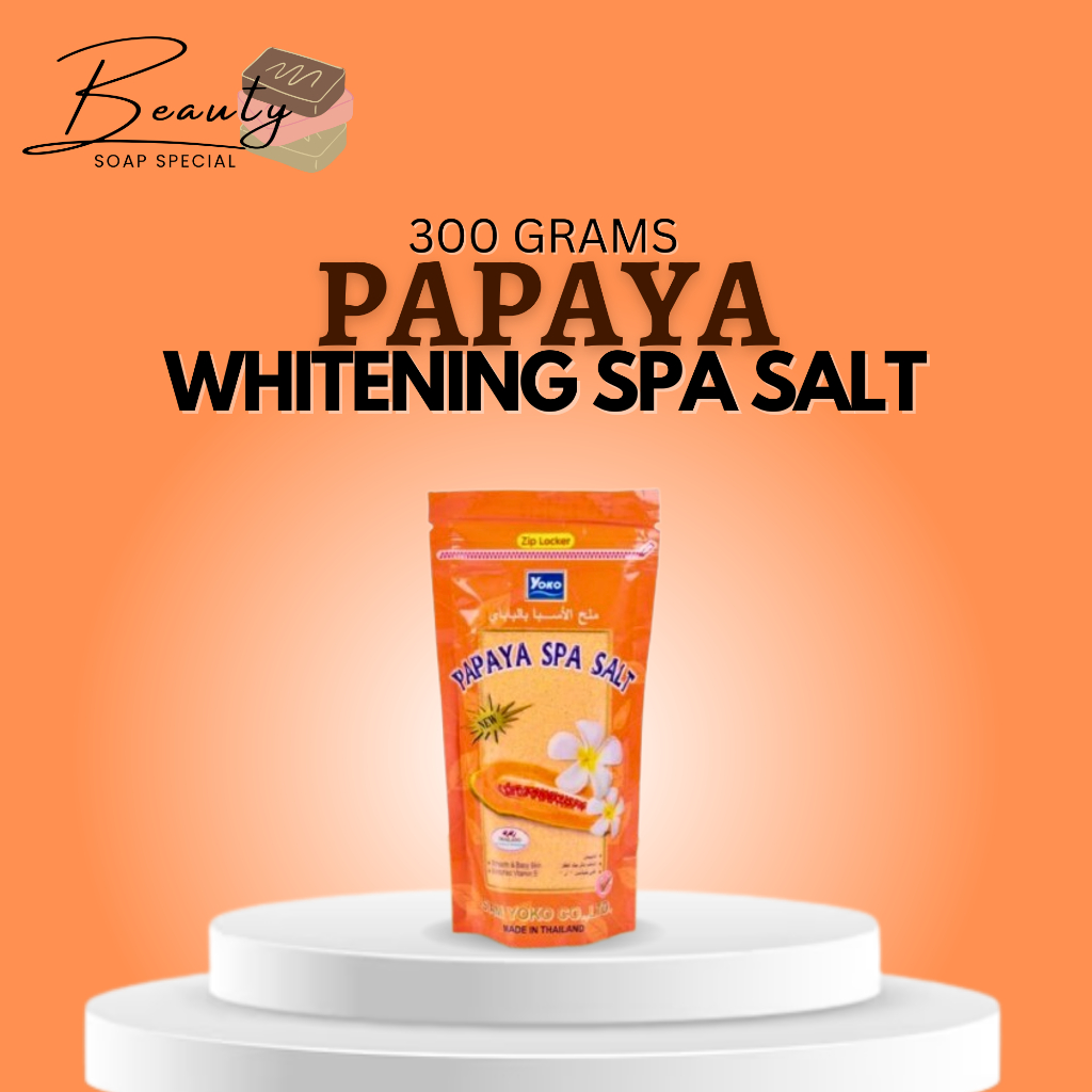 Spa Salt Scrub Body Whitening Exfoliating Papaya Variant By YOKO 300g ...