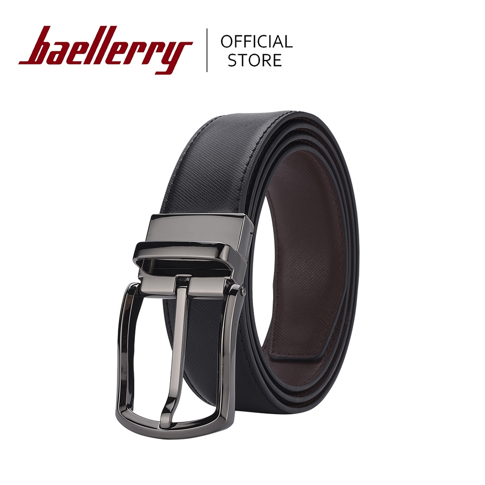 Baellerry Black Rotating Buckle Designer Pu Leather Strap High Quality ...
