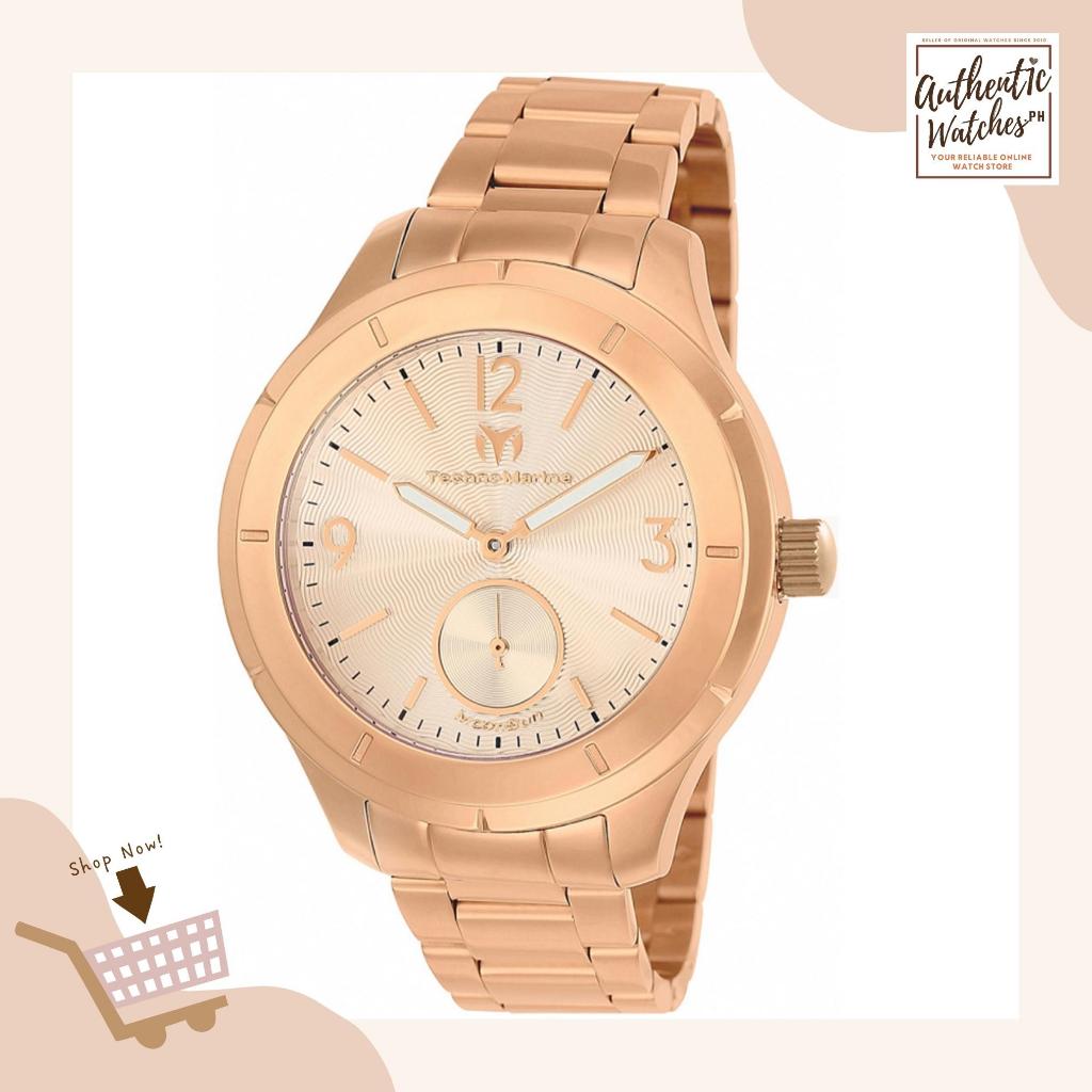 Technomarine 117031 MoonSun Rose Gold 42mm Unisex Watch | Shopee ...