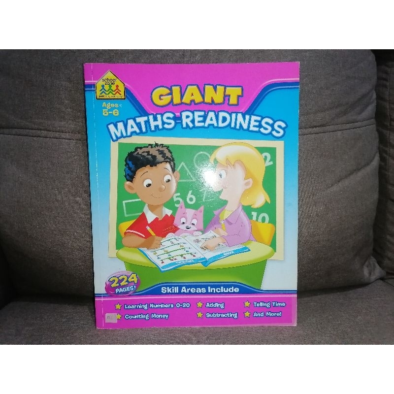 School Zone: Giant Maths Readiness (Paperback) | Shopee Philippines