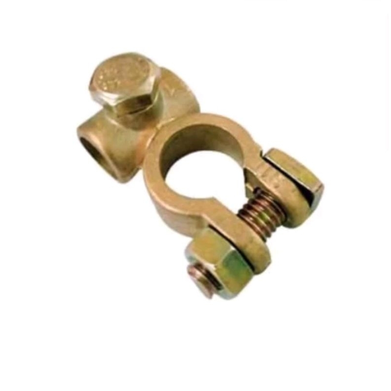 (2PCS)BATTERY TERMINAL BRASS PLATED. | Shopee Philippines