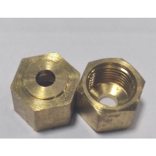 Sold per piece - Brass Nut 1/8 for 4mm hose for air pump compressor ...