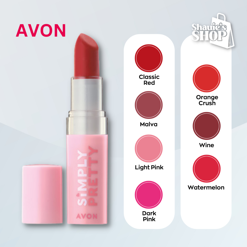 AVON Simply Pretty Matte Lipstick 4 g | Shopee Philippines