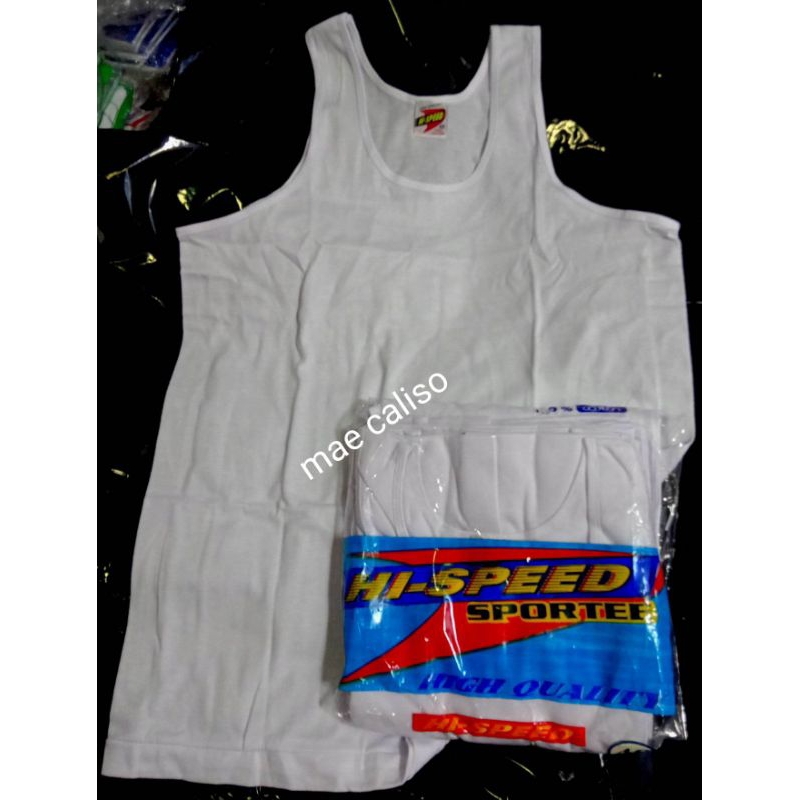 Original Hi Speed sando (1piece)white cotton for men adult size ...