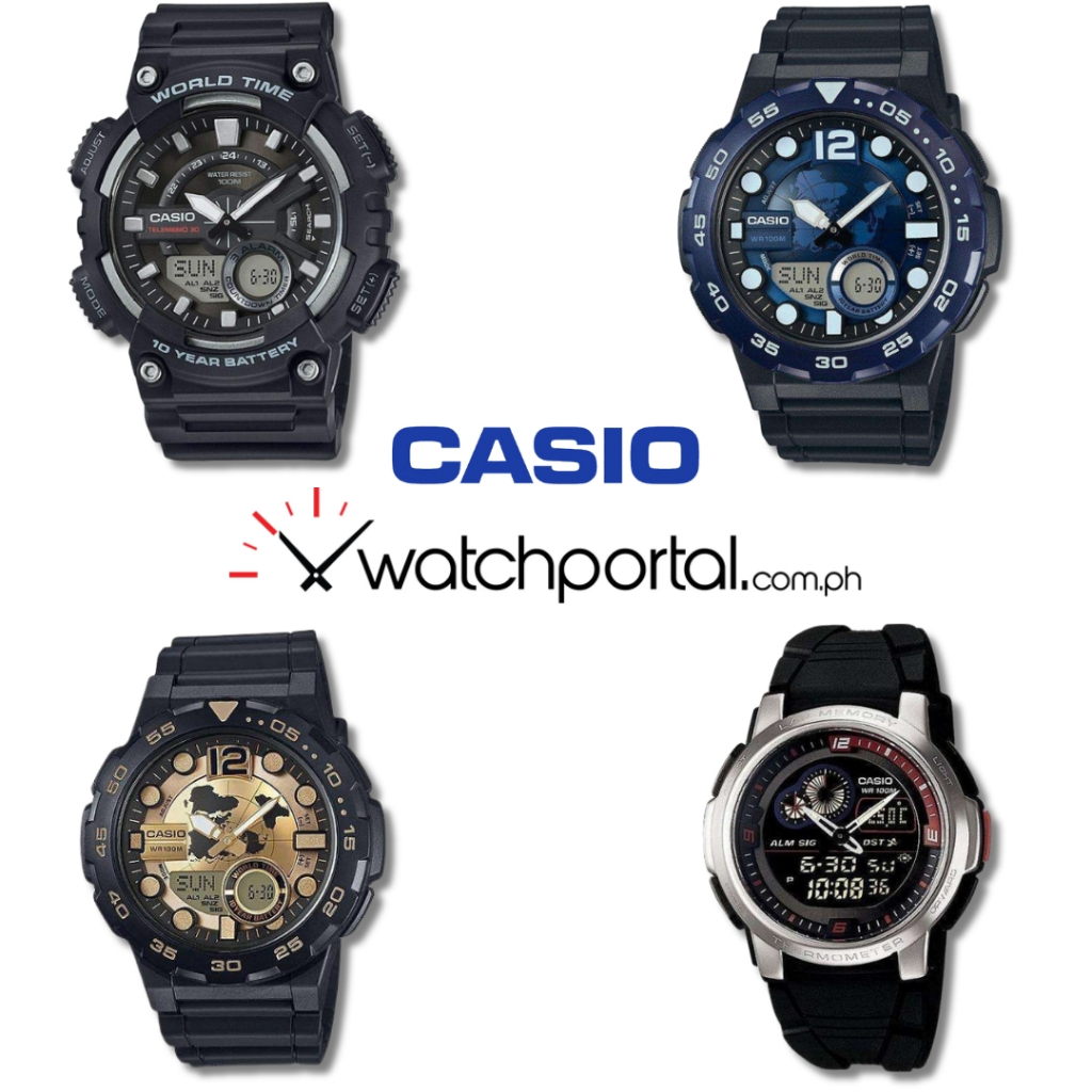 Casio AEQ-100/AEQ-110 Series Watch for Men | Shopee Philippines