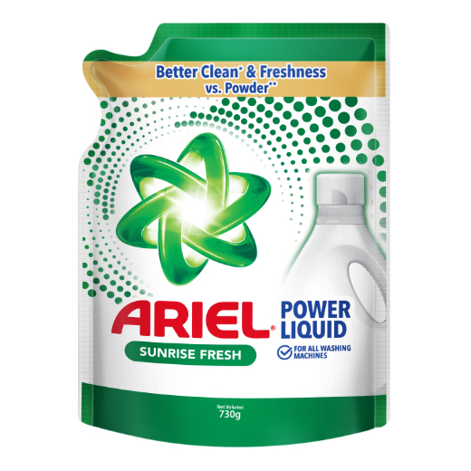 Ariel Liquid Power Gel Sunrise Fresh Refill 730g | Shopee Philippines