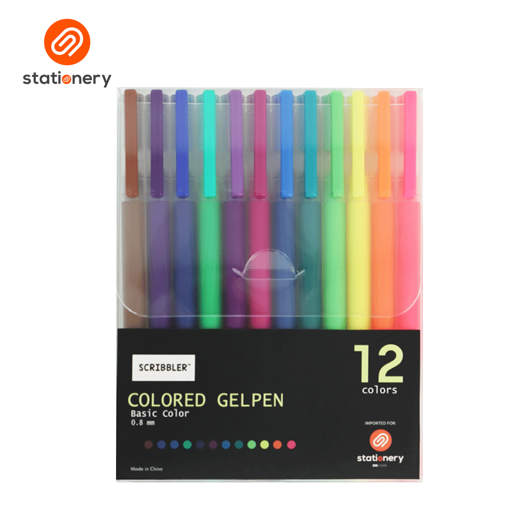 Scribbler Gel Pens 12 Colors | Shopee Philippines
