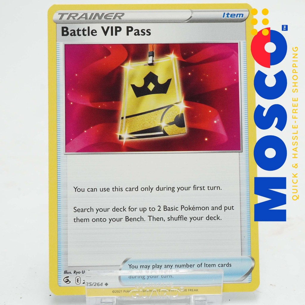 Battle VIP Pass - 225/264 - Uncommon Sword & Shield: Fusion Strike ...