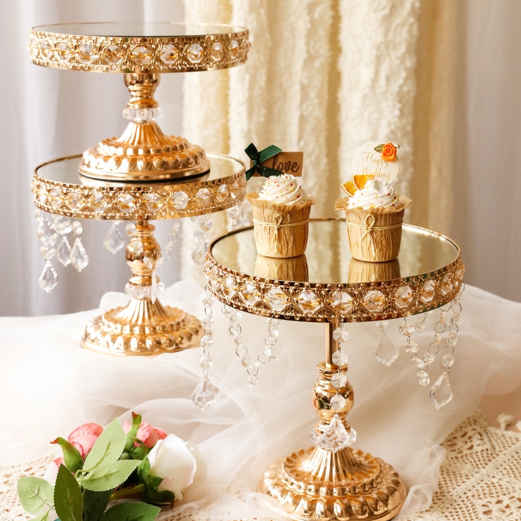 European Style Luxury Rhinestone Dessert Rack Elegant Fancy Wedding ...