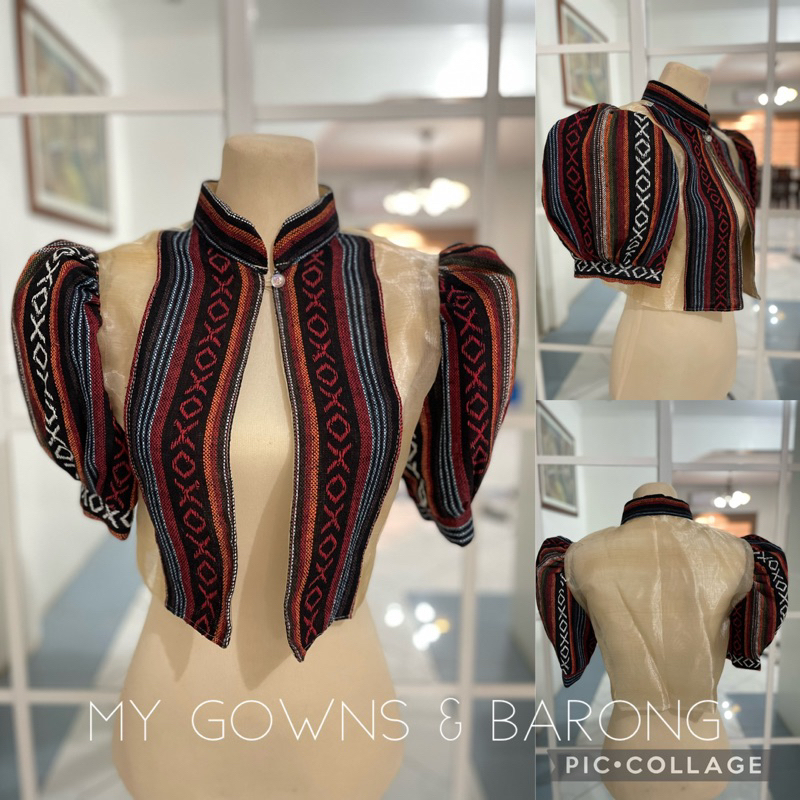 Modern Filipiniana Bolero — Ethnic Design | Shopee Philippines