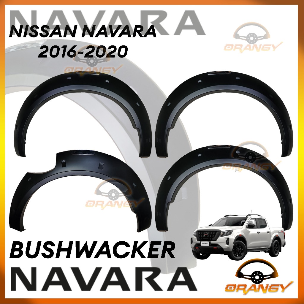 Nissan Navara 2016 to 2020 OEM Bushwacker w/ Chrome Reflector ( Car ...
