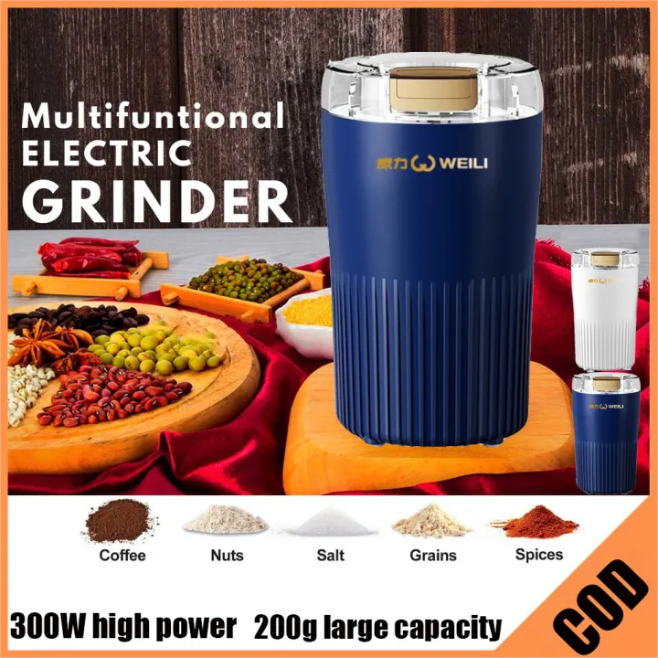 Household Multifunction Grinder Electric Stainless Portable Grain ...