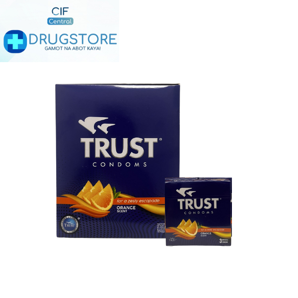 TRUST CONDOM CLASSIC ORANGE SCENT 1 BOX - 24 FOR ONLY PHP675 | Shopee ...